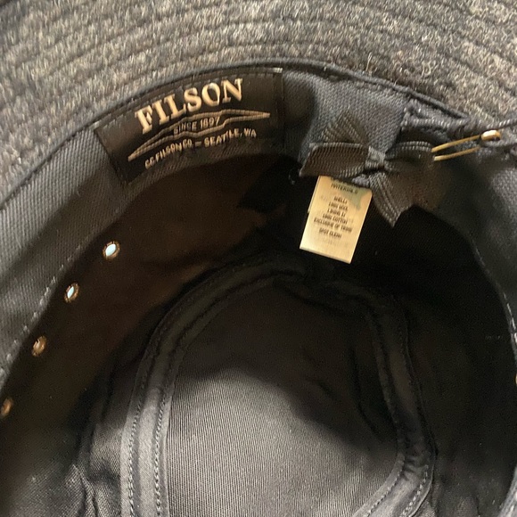 Filson | Accessories | Filson Wool Packer Hat Sz Small In Charcoal ...
